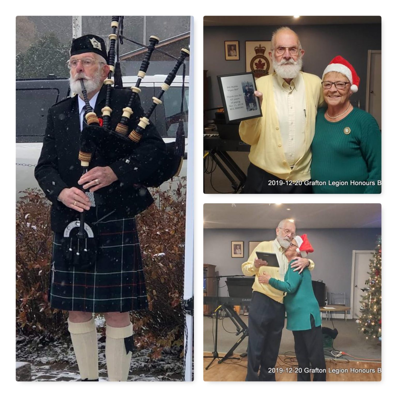 Thank you Bill Ruttle - Royal Canadian Legion - Branch 580