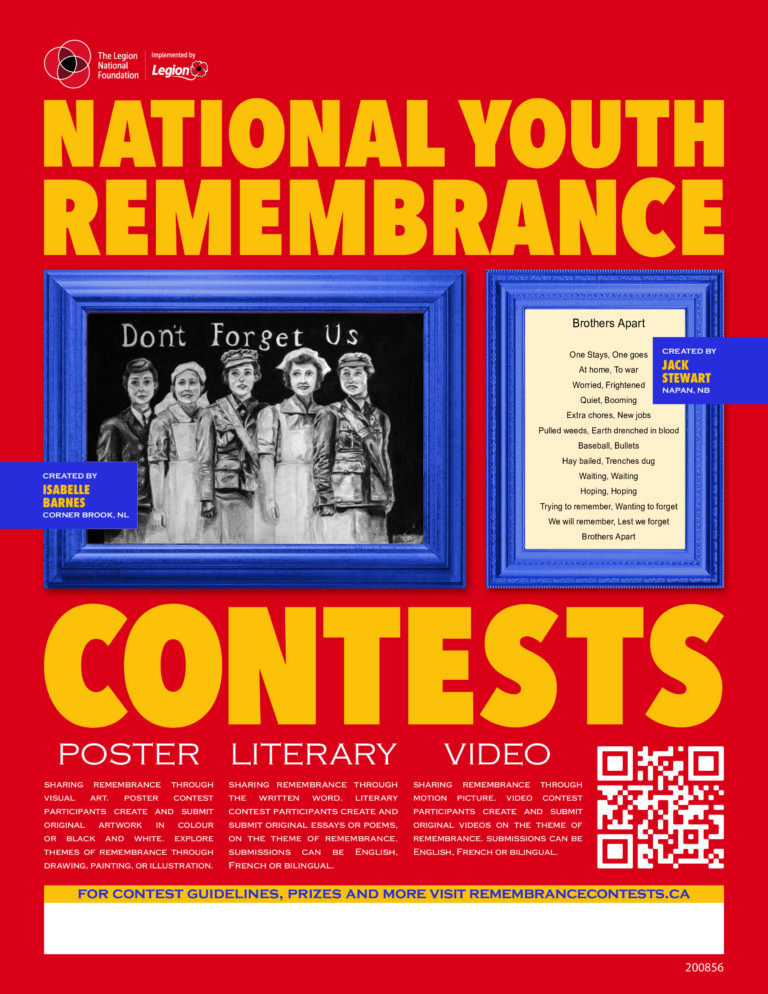 Youth Education – Remembrance Day Poster and Literary Contests - Royal ...