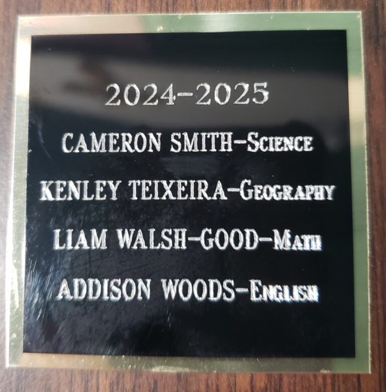 Royal Canadian Legion Awards of Recognition – Grade 8 - Royal Canadian ...